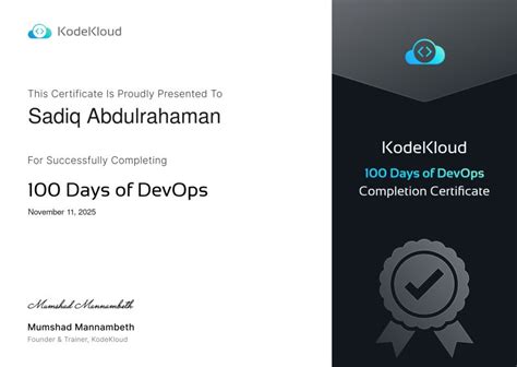 Devops Kodekloud Certification Continuouslearning Cloud Cicd