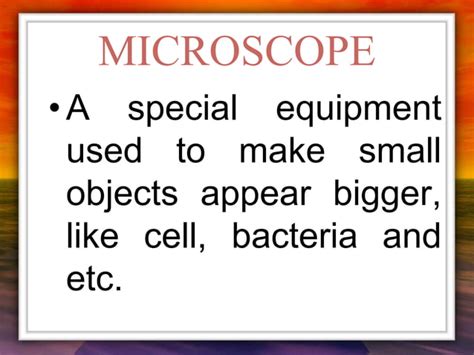 Q2 Module 1 2 Microscope Ppt Photography Arts And Crafts