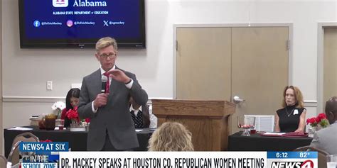 Dr Eric Mackey Speaks At Houston County Republican Women Meeting