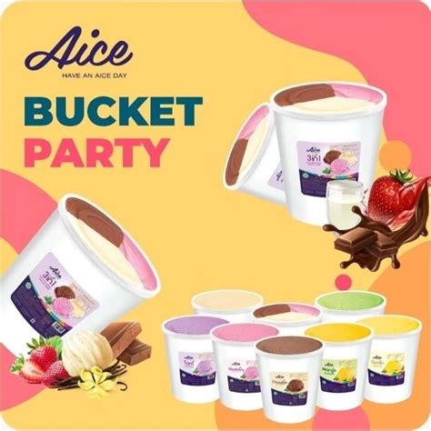 Jual Aice 3in1 Aice Bucket Bulky 8 Liter Es Krim Aice Ice Cream