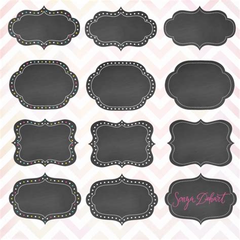 Editable Printable Chalkboard Labels