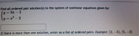 answered find all ordered pair solution s to… bartleby