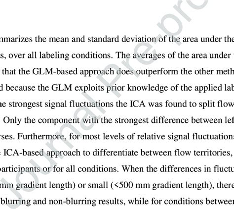 Post Processing Approaches And Their Ability To Detect Flow Download Scientific Diagram