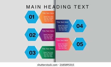 Vector Illustration Polygone Shaped Design Infographic Stock Vector Royalty Free