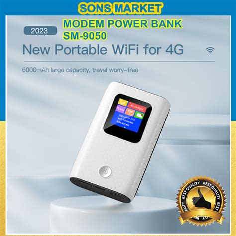 Modem Wifi G Lte With Power Bank Smartcom Sm Pro Mah Lazada Indonesia
