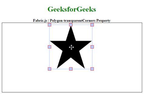 Fabric Js Polygon TransparentCorners Property GeeksforGeeks