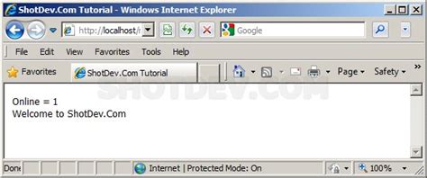 How To Use ASP Global Asa ShotDev Com
