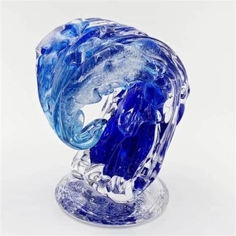 Glass Wave Sculpture Etsy Glass Wave Sculpture Etsy