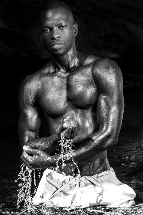 Wet And Nearly Naked Shots Of Jamal