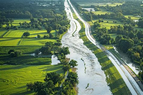 Mapping Flood Risk For Infrastructure Planning Ar Generative Ai Premium Ai Generated Image