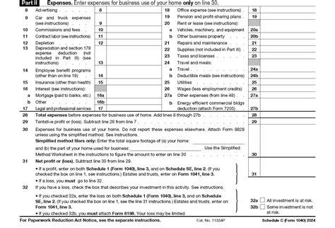 How To Complete Irs Schedule C