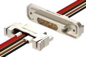 Latching Power Micro D Omnetics Connector Corp