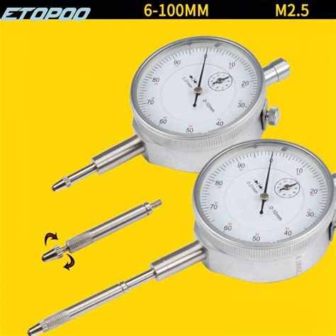 5pcs M2 5 20 40 60 80 100mm Hss Indicator Dial Rod Vicedeal