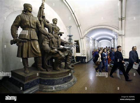 Belorusskaja Metro Station, Moscow, Russia Stock Photo - Alamy