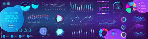 Analytic Set Ui Ux Gui For Mobile App Dashboard And Presentation