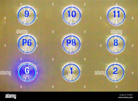 Elevator Buttons Pressed G Down To Ground Floor Elevator Button