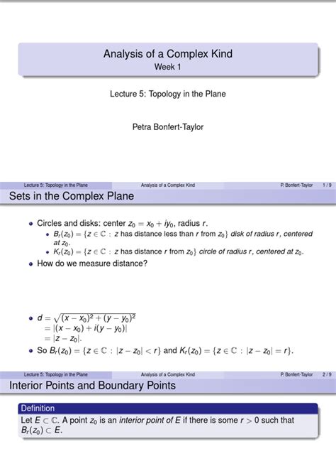 analysis of a complex kind week 1 download free pdf mathematical