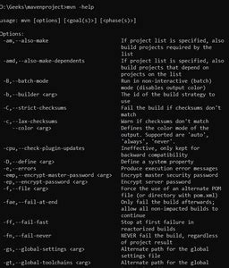 Maven Commands And Options GeeksforGeeks