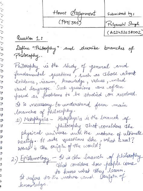 Priyanshi Singhs Pfe Assignment 1 Pdf Science And Mathematics