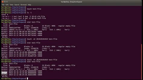 Touch Linux Command Line Youtube