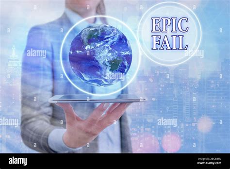 Conceptual Hand Writing Showing Epic Fail Concept Meaning A