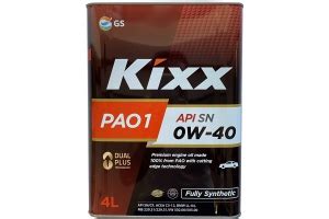 Kixx PAO1 0W40 thượng hạng cho xe hơi máy xăng, máy dầu và xe tay ga