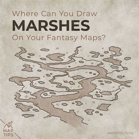 Drawing Marshes On Your Fantasy Maps Where Do They Form Map Effects