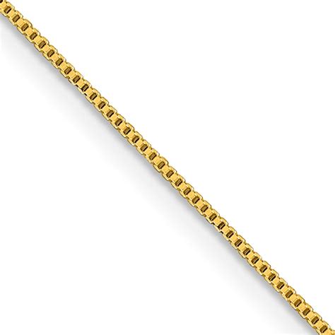 925 Sterling Silver Box Chain Styles Necklace Flash Gold Plated 8 Mm