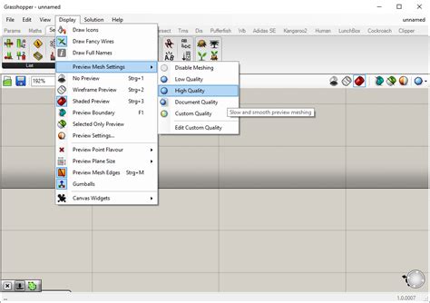 gh custom preview issue grasshopper mcneel forum