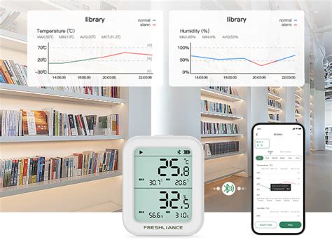 BlueTag TH B TH R Bluetooth Temperature Humidity Data Logger