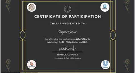 Wonderful Workshop By Dr Philip Kotler Sanjeev Kumar