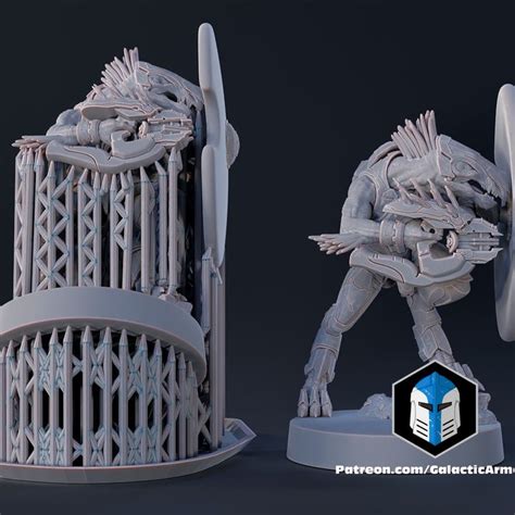 3d Printable 148 Scale Halo Jackal Miniatures 3d Print Files By