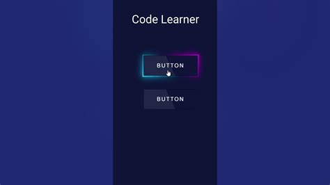 Creative Css Button Hover Effects Glowing Gradient Border Effects Using Html And Css Shorts Youtube