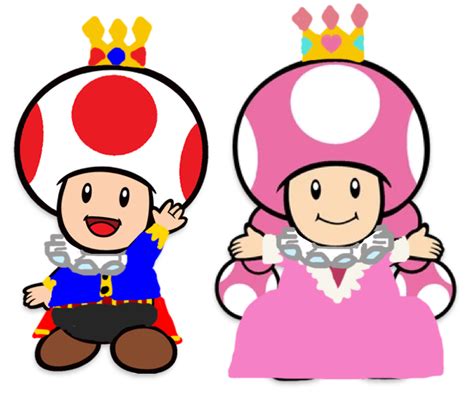 Prince Toad And Princess Toadette By Gordo2007 On Deviantart