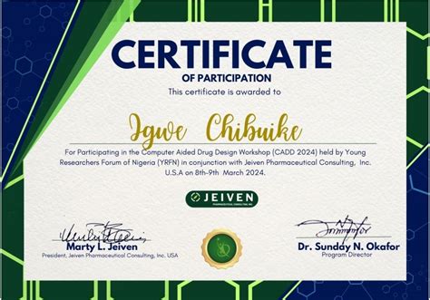 My Experience From Computational Drug Design Workshop Igwe Solomon Posted On The Topic Linkedin