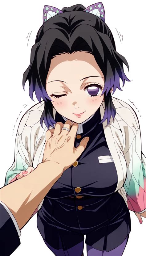 Shinobu Kocho Shinobu Kocho Demon Slayer Pantyhose Black Hair