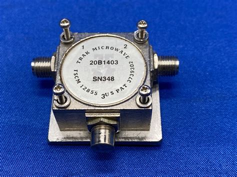 Trak Microwave With Basescrews 20b1403 Isolator Coupler Signal