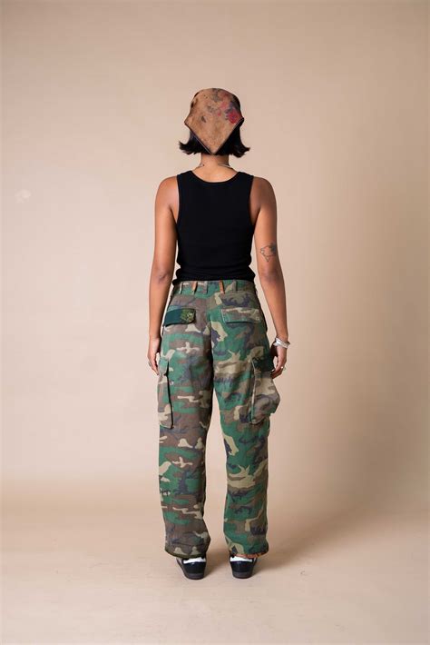Patchwork Camo Pants Ziran