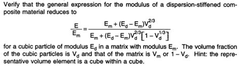 Solved Verify That The General Expression For The Modulus Of