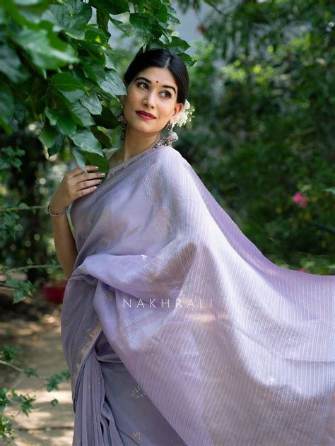 Violet Veil Handloom Saree