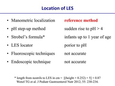 Esophageal Ph Monitoring In Pediatrics Pptx