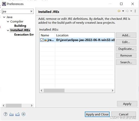 java学习——eclipse 2022版的下载、安装与配置 eclipse2022对应的jdk版本 csdn博客