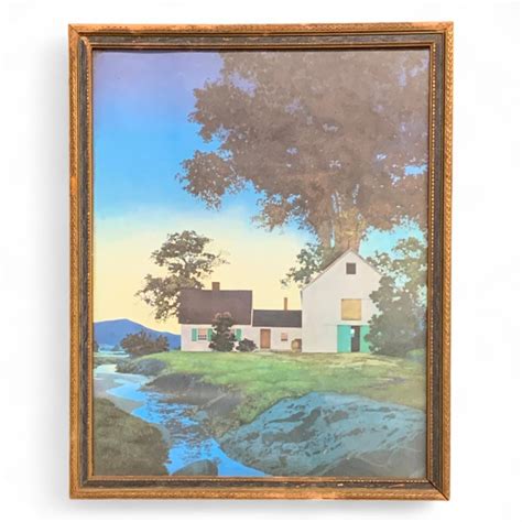 Lot Maxfield Parrish Print Twilight