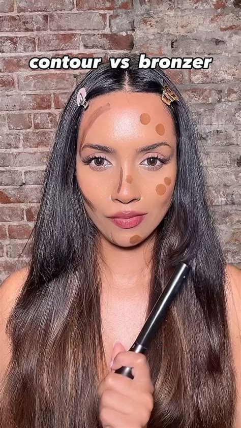 Contour Vs Bronzer Makeup Tutorial Dark Skin Makeup Makeup Routine
