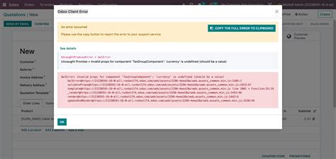 Error When Adding A Sale Order Line Issue 106242 Odoo Odoo GitHub