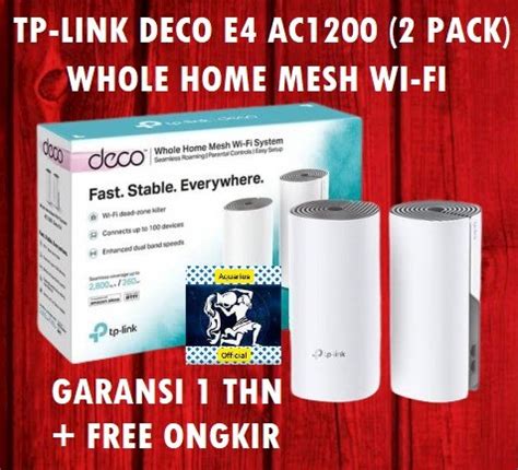 Promo Tp Link Deco E Pack Ac Whole Home Mesh Non Toko Cabang Cicil X Jakarta