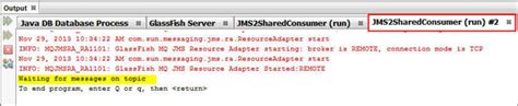 Java Ee 7 Implementing Jms 20 Shared Subscription In Java Se Environment