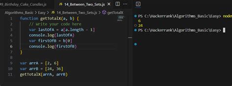 Js Hackerrank Between Two Sets By Aiya Aiyara Jun 2023 Medium