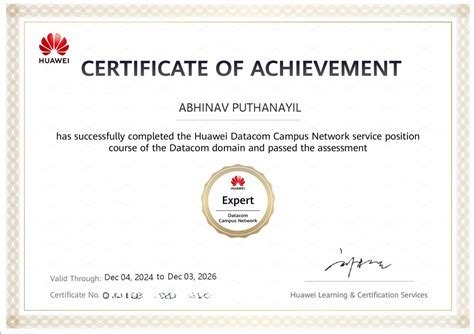 Huawei Datacom Certification Projectmanagement Continuouslearning
