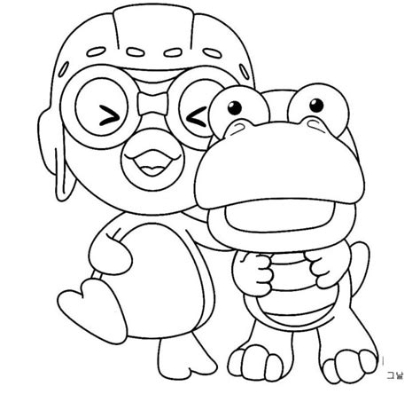 뽀로로 색칠공부 도안 받아 가세요 색칠 활동 그림 공예